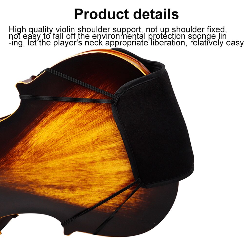 4/4-4/3 Violin Fiddle Chin Shoulder Rest Soft Cott... – Grandado