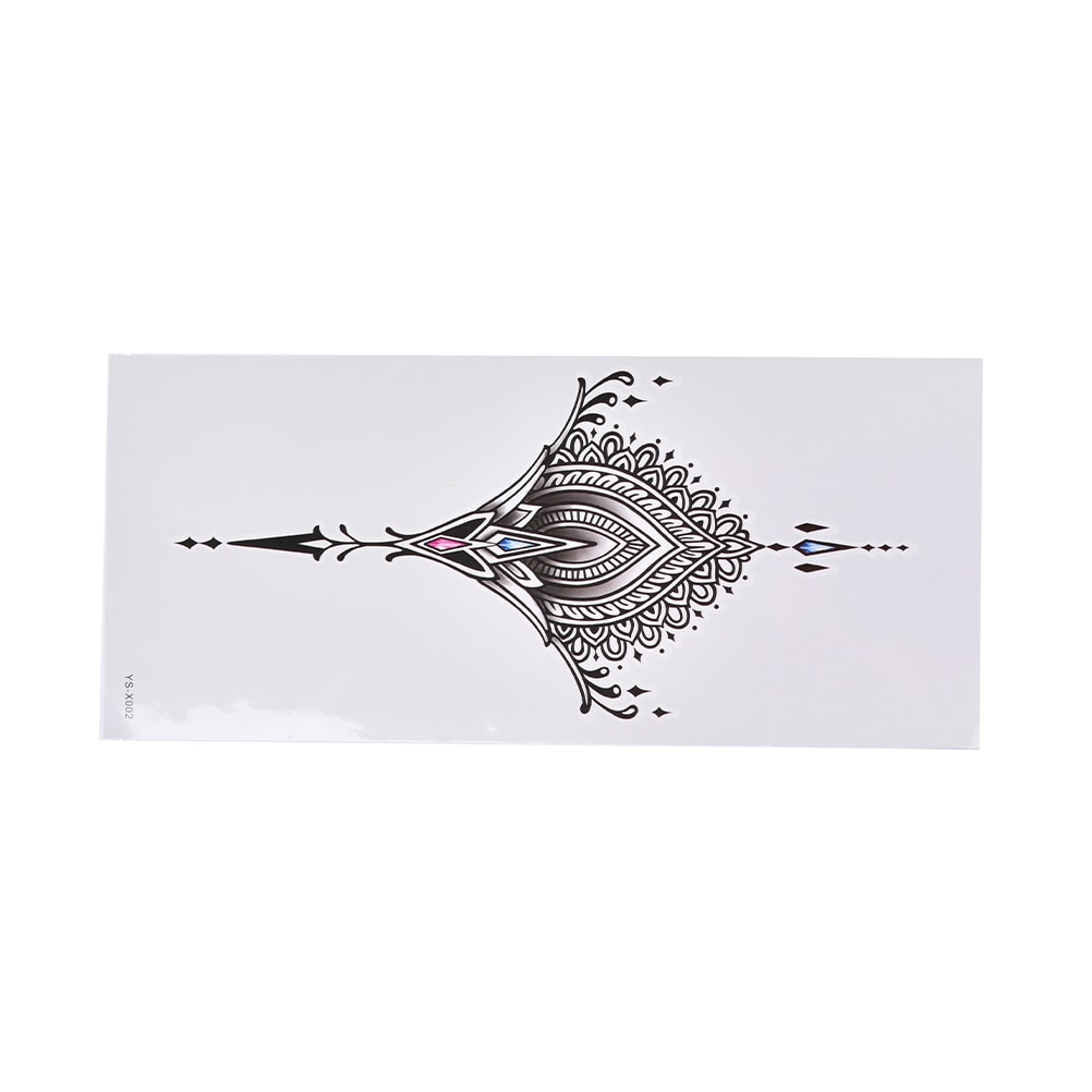 1PCS Sexy chest jewelry tattoo BIG Size 290mm*130m... – Grandado