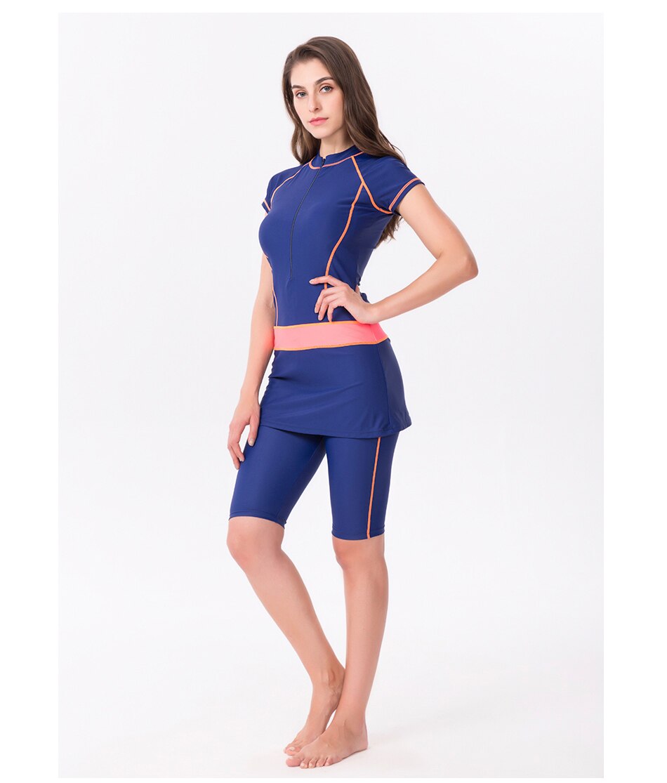 Twee Stuk Rok Badpak Voor Vrouwen Sport Surf Pak T Grandado