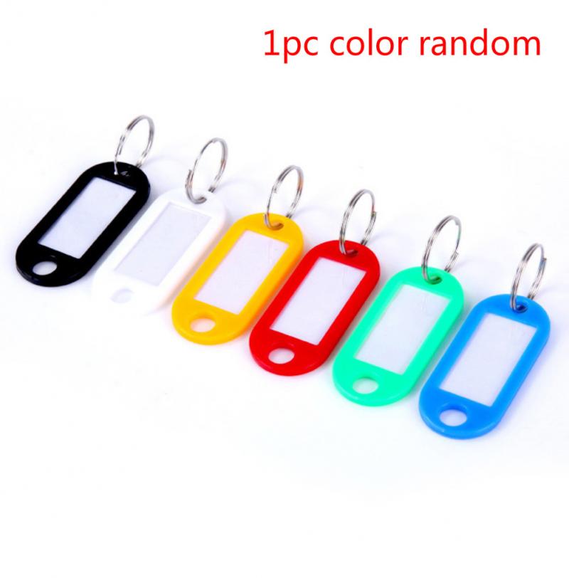 50-1pcs Plastic Key Tags Assorted Key Fobs Rings I... – Vicedeal