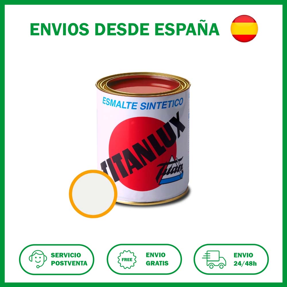 Esmalte Sintético Titanlux Blanco Mate 750ml. Pint... – Grandado