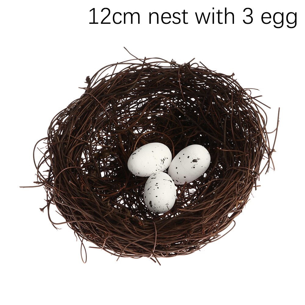 1PC Cute Handmade Vine Brown Bird Nest House Natur... – Grandado