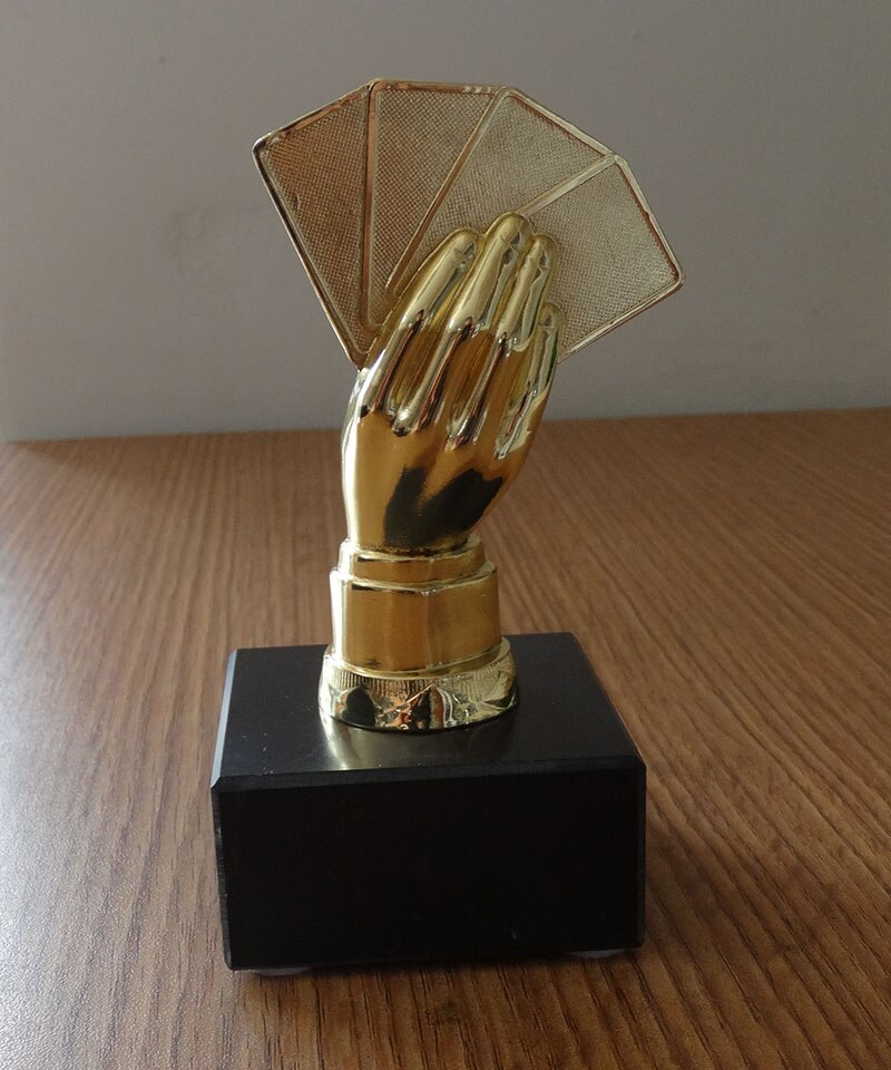 1pc Poker Winner Prize Hand shape awards poker gam... – Grandado