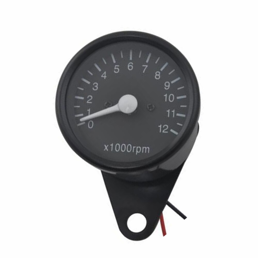 Motorcycle RPM Gauges Speedometer Black Metal Shel... – Grandado
