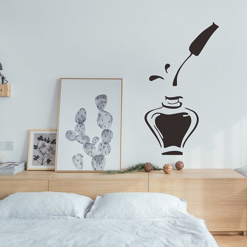 Nail polish Wall Sticker for Girl's room Nail ... – Grandado