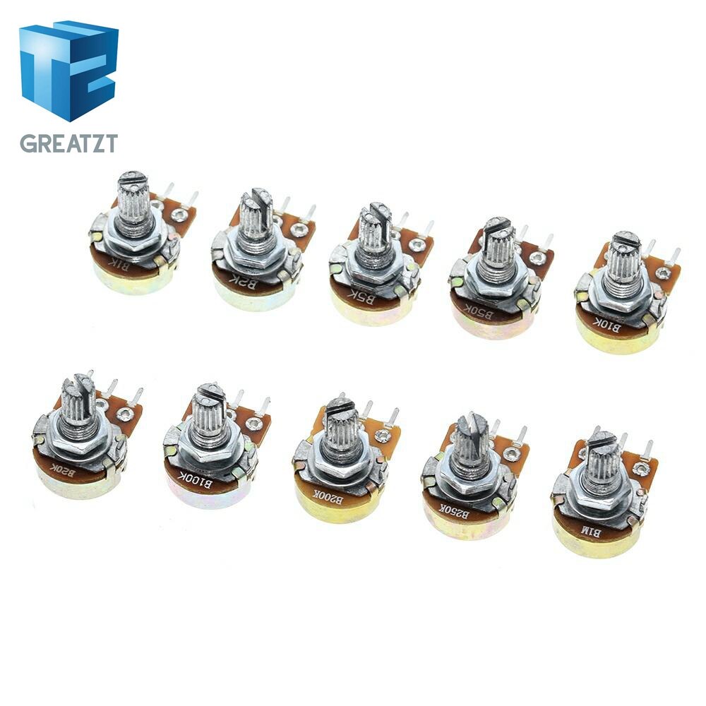 WH148 Potentiometer Kit B1K 2K 5K 10K 20K 50K 100K... – Grandado