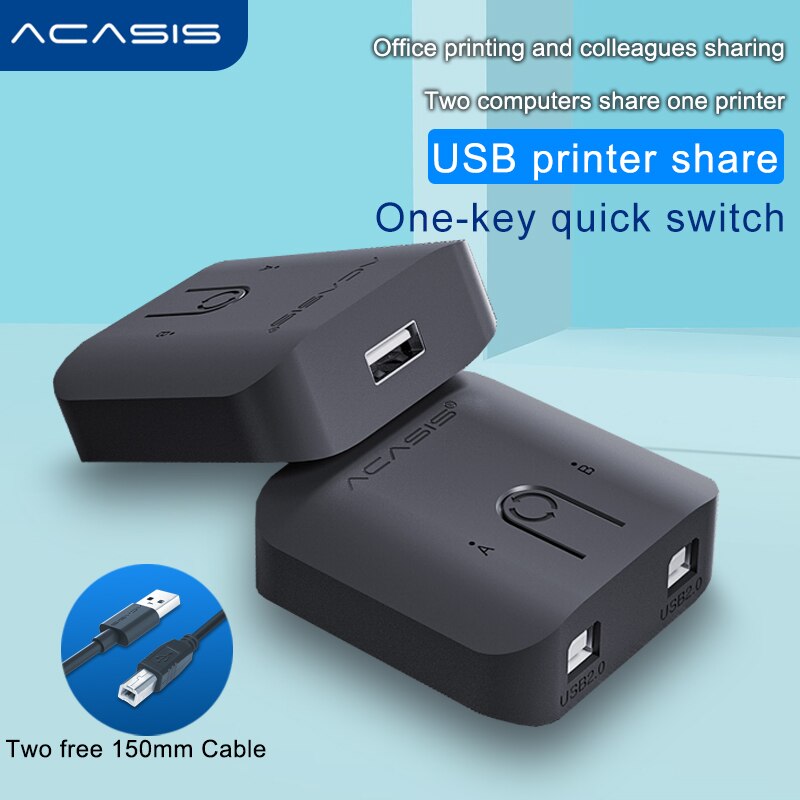 Acasis 2 Port USB Schalter Usb 2,0 Hub 2 In 1 Aus ... – Grandado