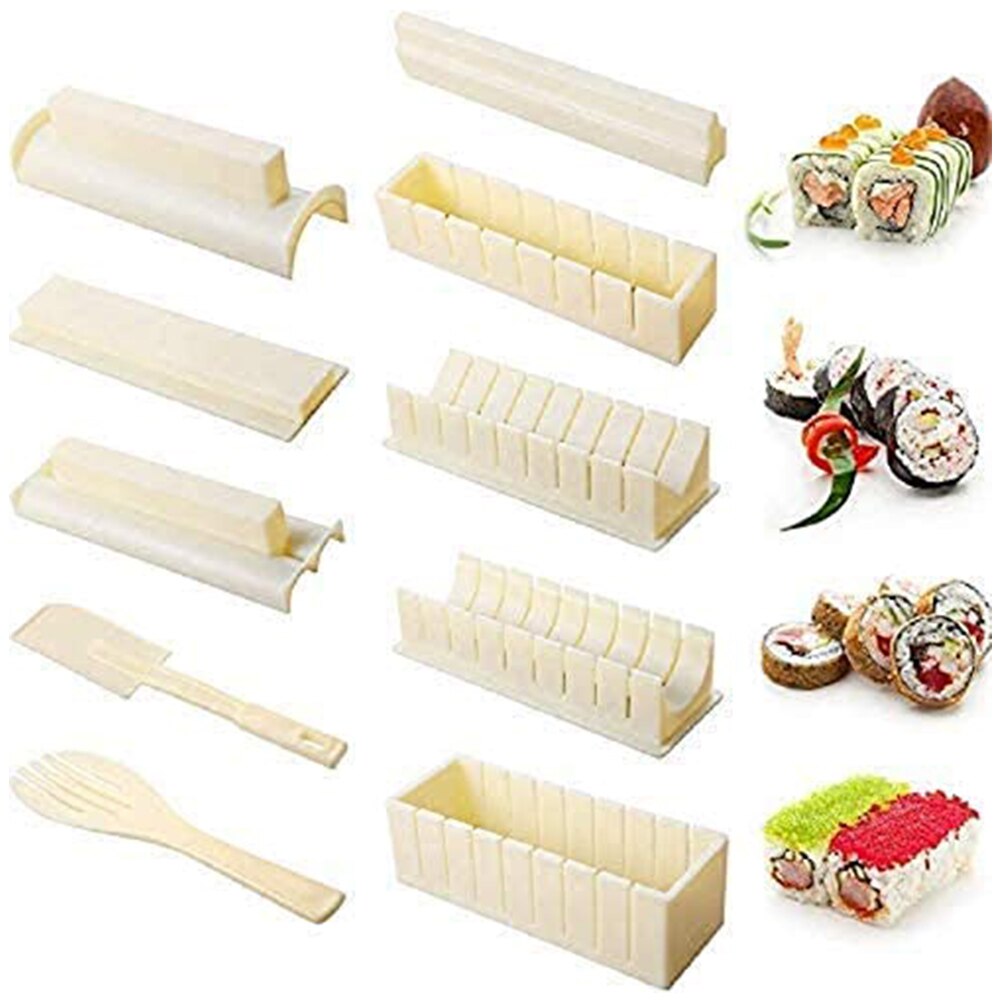 Sushi Maken Kit, 10 Stuks Diy Sushi Set Plastic Su... – Vicedeal