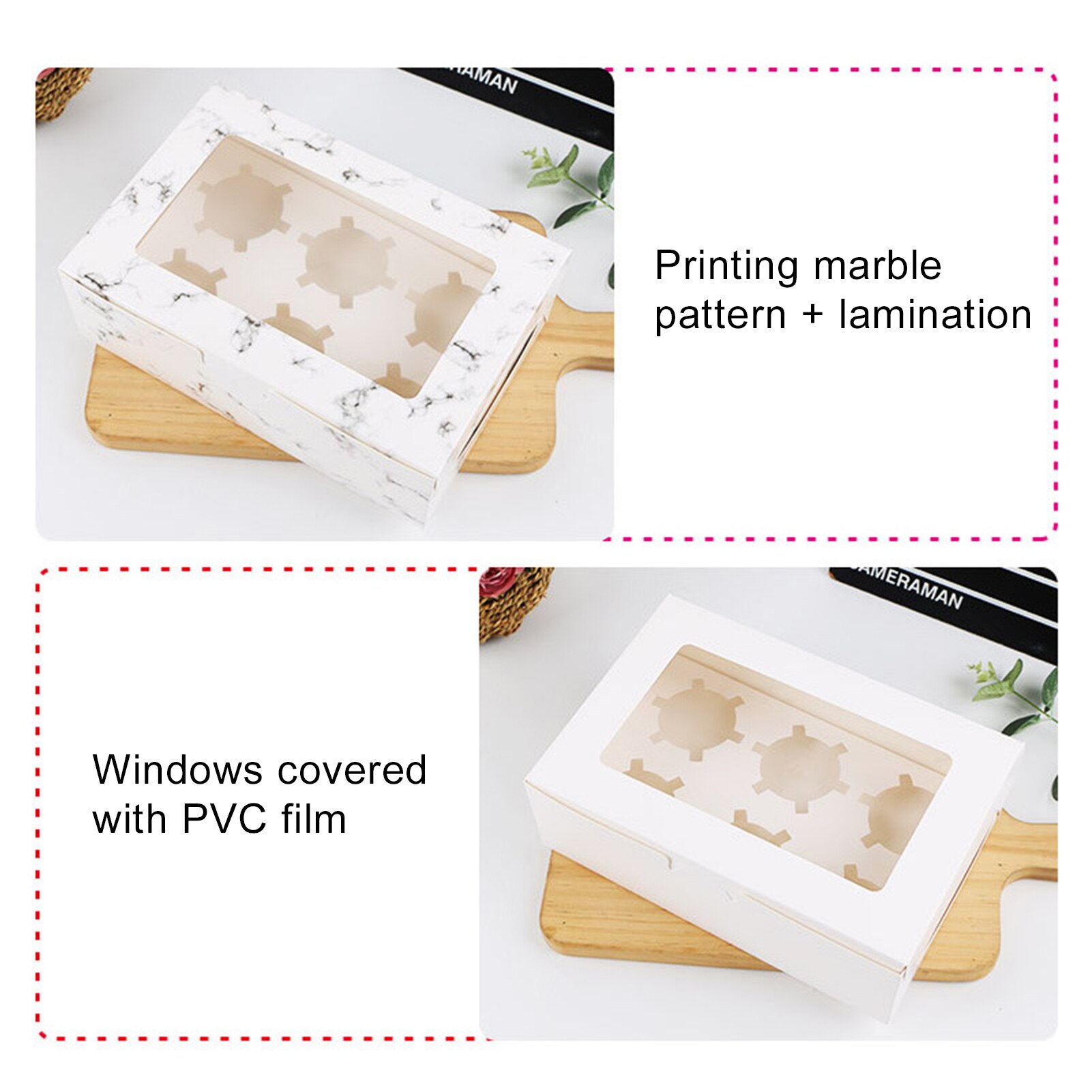 10Pcs Cupcake Muffin Cookies Kraft Paper Packing B... – Vicedeal