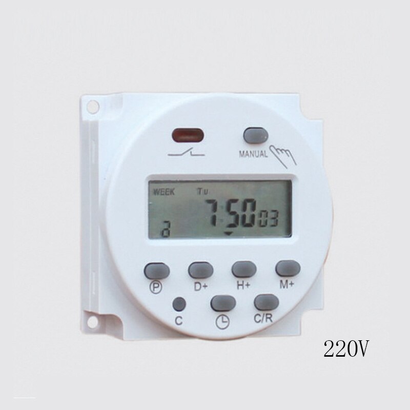 12V 220V Digital Timer Switch 7 Days Weekly Progra... – Vicedeal