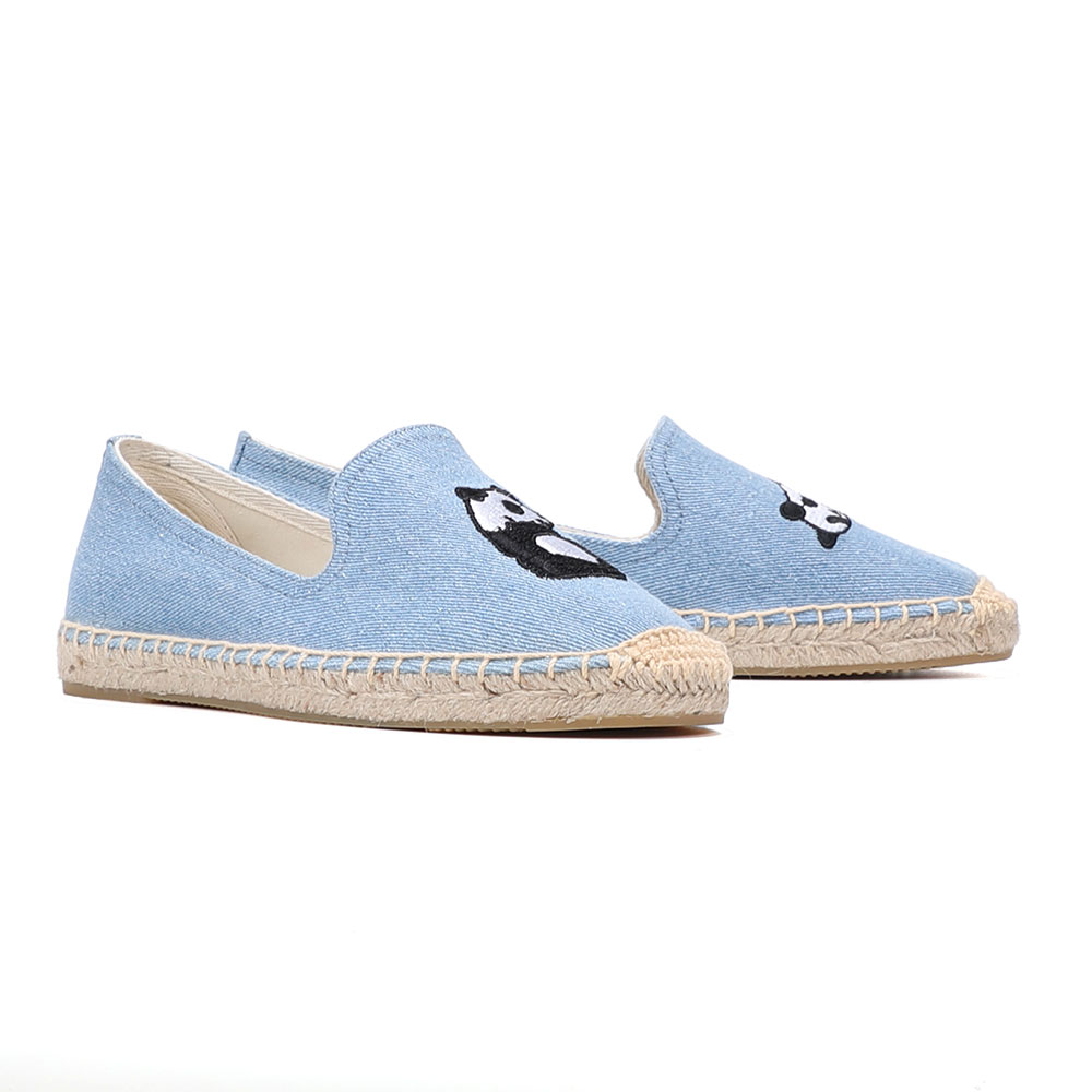 Real Flat Platform Hemp Rubber Slip-on Casual Spri... – Grandado