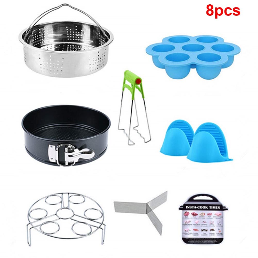 8pcs Pressure Cooker Stainless Steel Pot Accessori... – Grandado