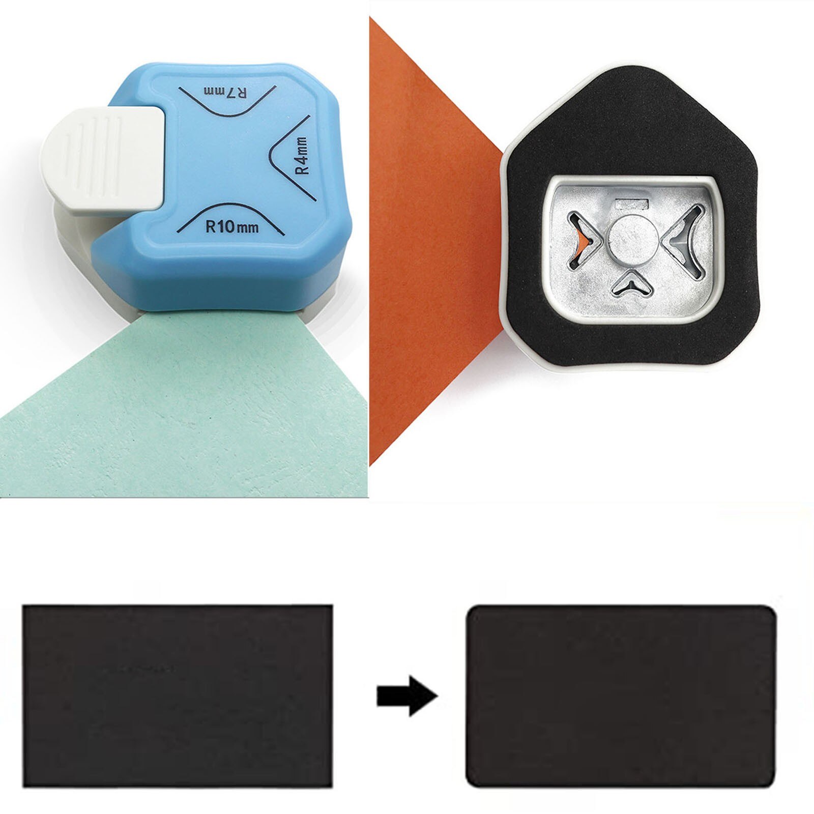 3 In 1 Corner Rounder Punch 3 Way Corner Cutter Fo... – Grandado