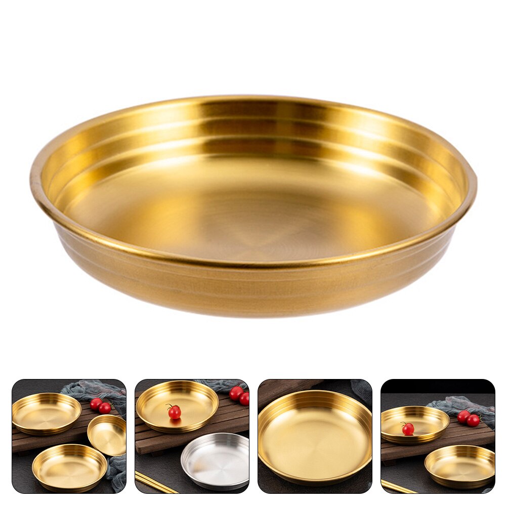 1pc Korean Kimchi Dish Flat Saucer Dish Cold Dish ... – Vicedeal