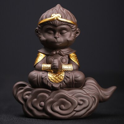 Ceramics Monkey King Monkey King tea pet ornaments... – Vicedeal