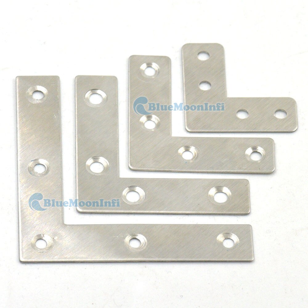 10 Pcs / Lot Flat L Shape Angle Plate 40mm 50mm 60... – Grandado