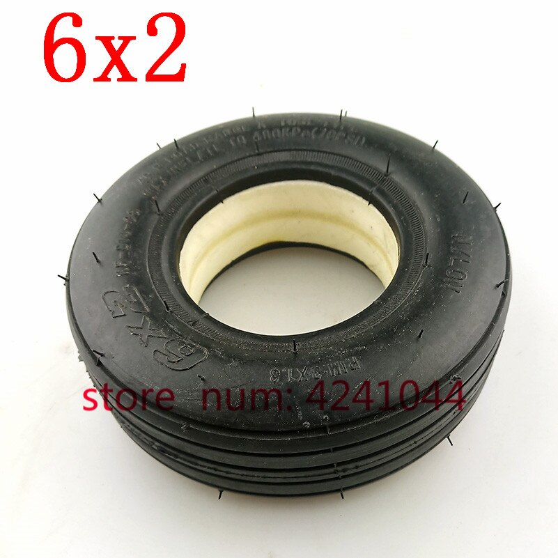 6X2 Solid tire without inner tube tire Electric Sc... – Grandado