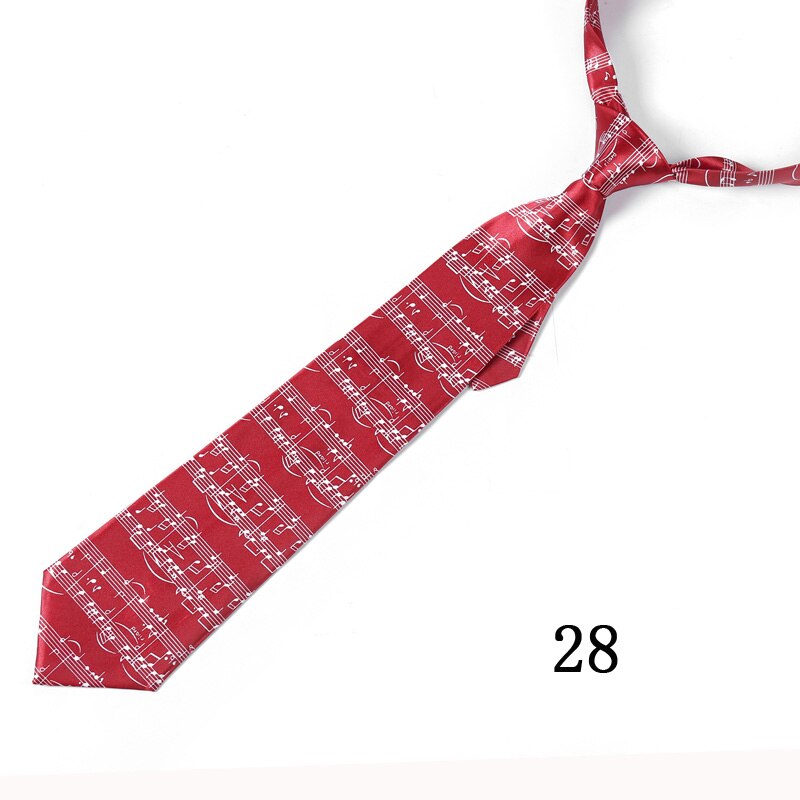 Mens Ties Necktie 10cm wide Music Note Sound Spect... – Grandado