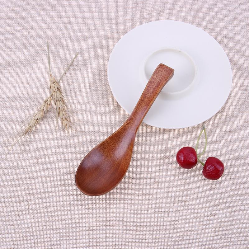 Natural Japanese Style Large Wooden Soup Spoon Hea... – Grandado