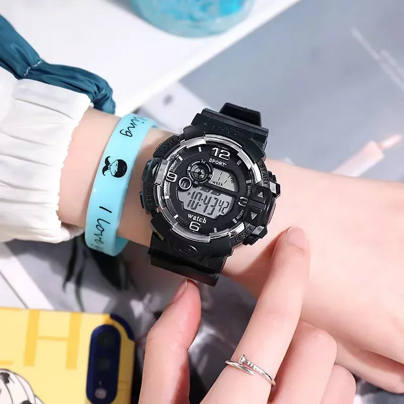 Fashionable Transparent Digital Square Simple Men'... – Vicedeal