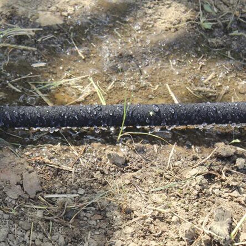 5m 8mm,16mm Perforated Water Pipe Rubber PE Black ... – Grandado