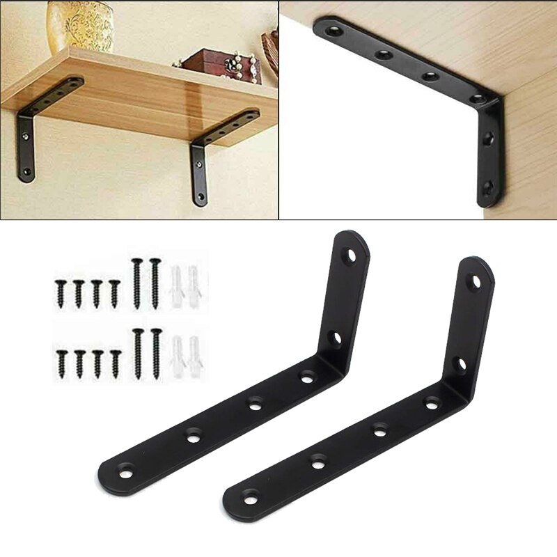 2X 4X Wall Mounted L Shaped Angle Shelf Heavy Duty... – Vicedeal