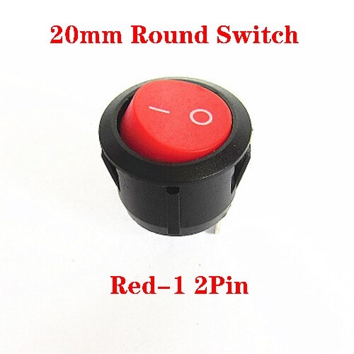 20Pcs 20mm ON-OFF Round Rocker Toggle Switch 6A/25... – Vicedeal