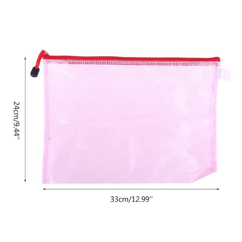 10Pcs A4 Size Mesh Document File Bags Storage Pouc... – Grandado