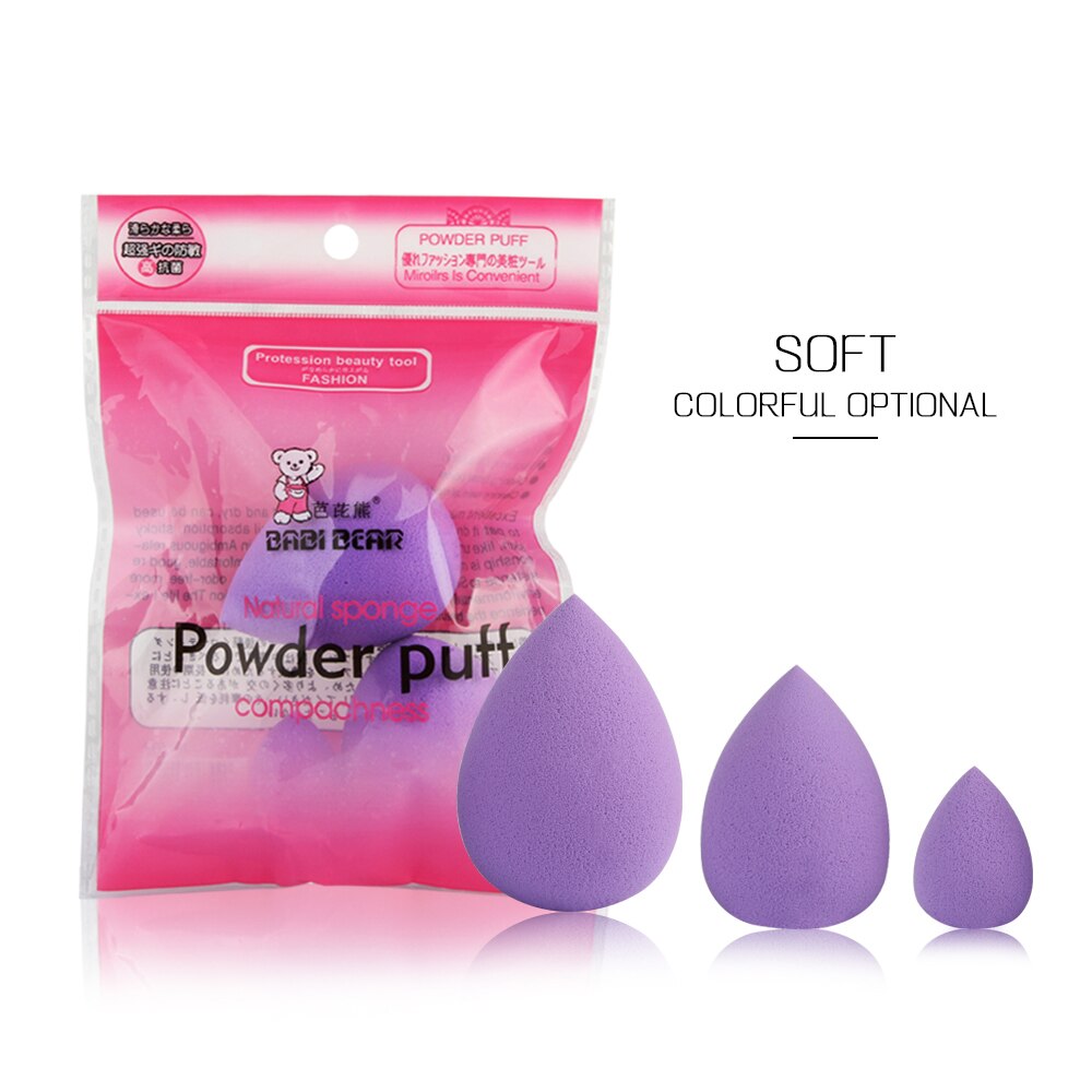 3PCS Pro Makeup Sponge Blender Foundation Cosmetic... – Grandado