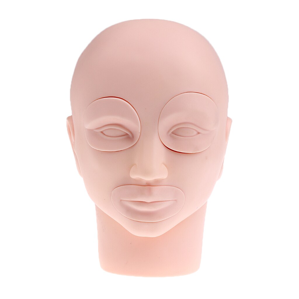 PVC Mannequin Head Make Up Eyelash Extension Pract... – Grandado