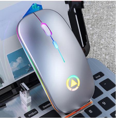 Wireless Mouse RGB Mouse Wireless Rechargeable Com... – Vicedeal