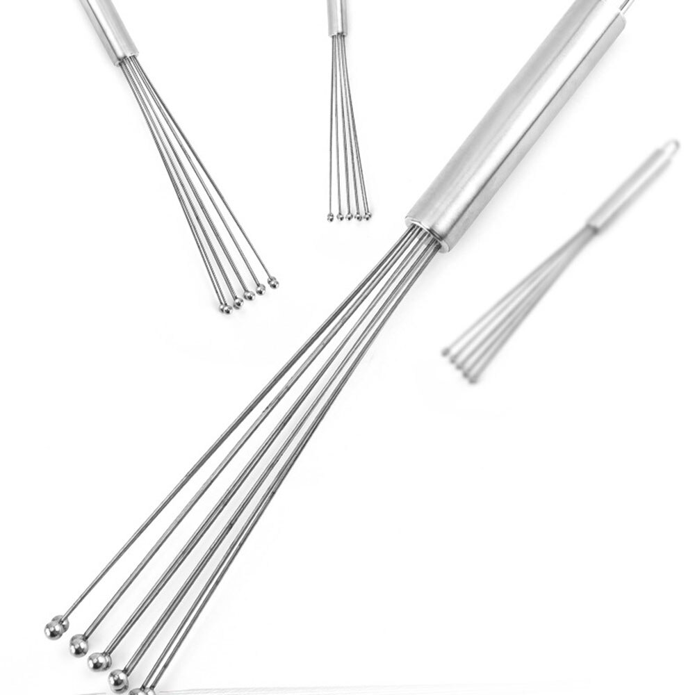 2 Pcs Stainless Steel Ball Whisk Wire Egg Whisk Se... – Grandado