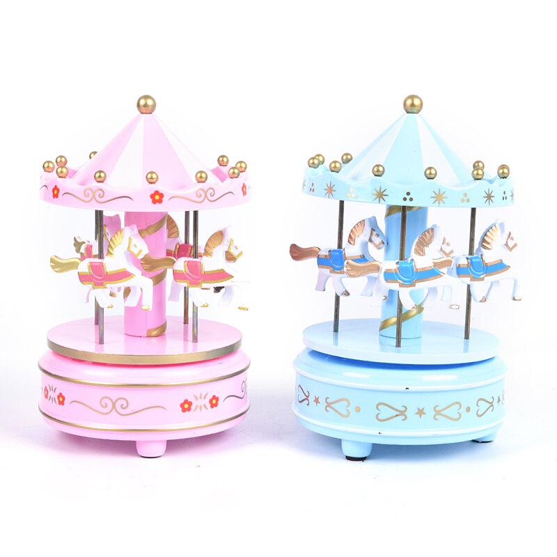 3Color Wooden Merry-Go-Round Carousel Music Box fo... – Vicedeal