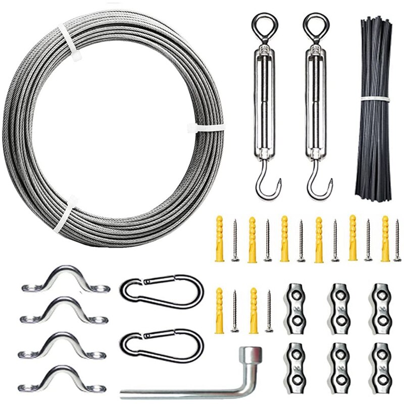 304 Stainless Steel Wire Rope PVC Coated Cable Rop... – Grandado