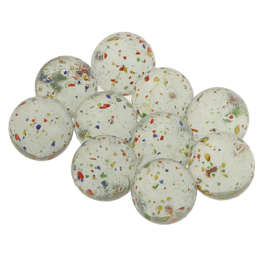 My Toy House Glass Marbles, Set of 10, 0.98-inch G... – Grandado