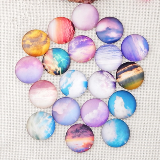 Mixed Color crafts materials sky clouds Pattern Mo... – Vicedeal