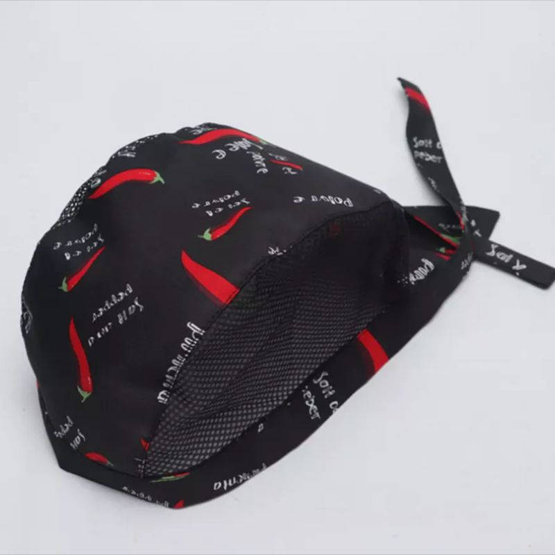 Adjustable Restaurant Chef Skull Cap Chef Mesh Hat... – Vicedeal