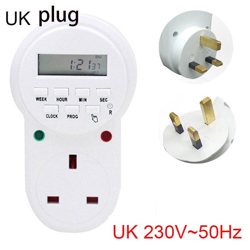Smart Timing Socket Eu Us Uk Plug Timer Switch Soc Grandado