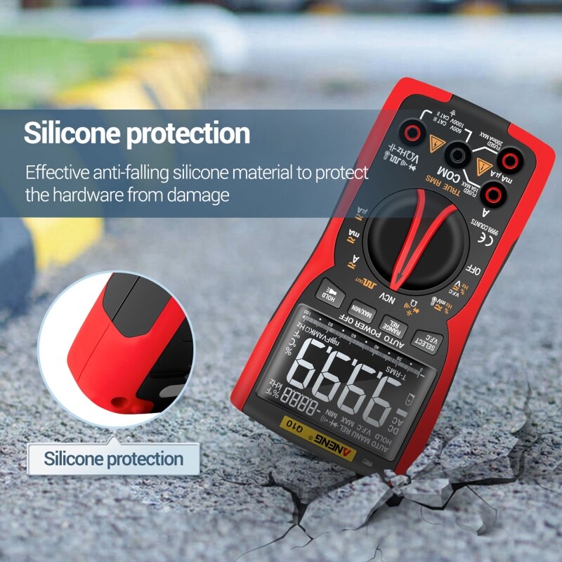Q10 Digital Multimeter 9999 Tester Multimetro True... – Grandado