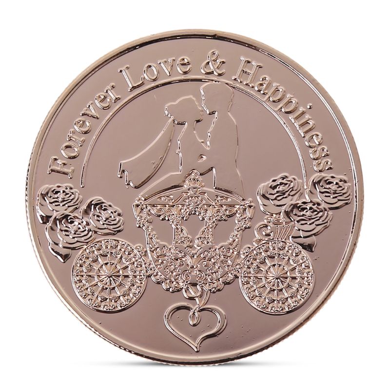 Three-dimensional rose love Commemorative Coin Col... – Grandado