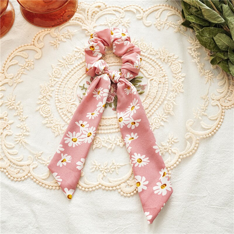 Daisy Haar Scrunchies Lange Lint Haar Accessoires ... – Grandado