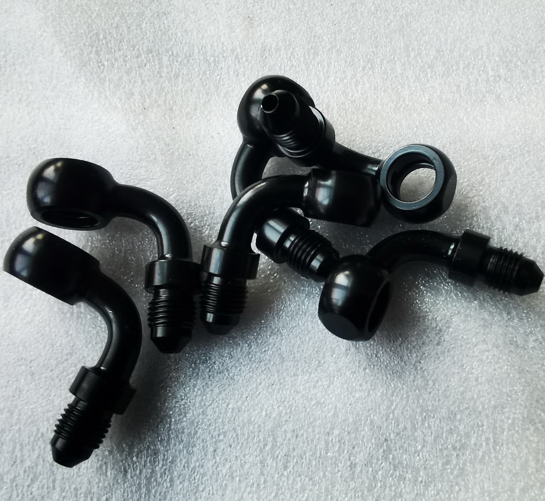 10Mm 90 ° Chroom Zwart Banjo Fitting Voor An3 Univ... – Vicedeal