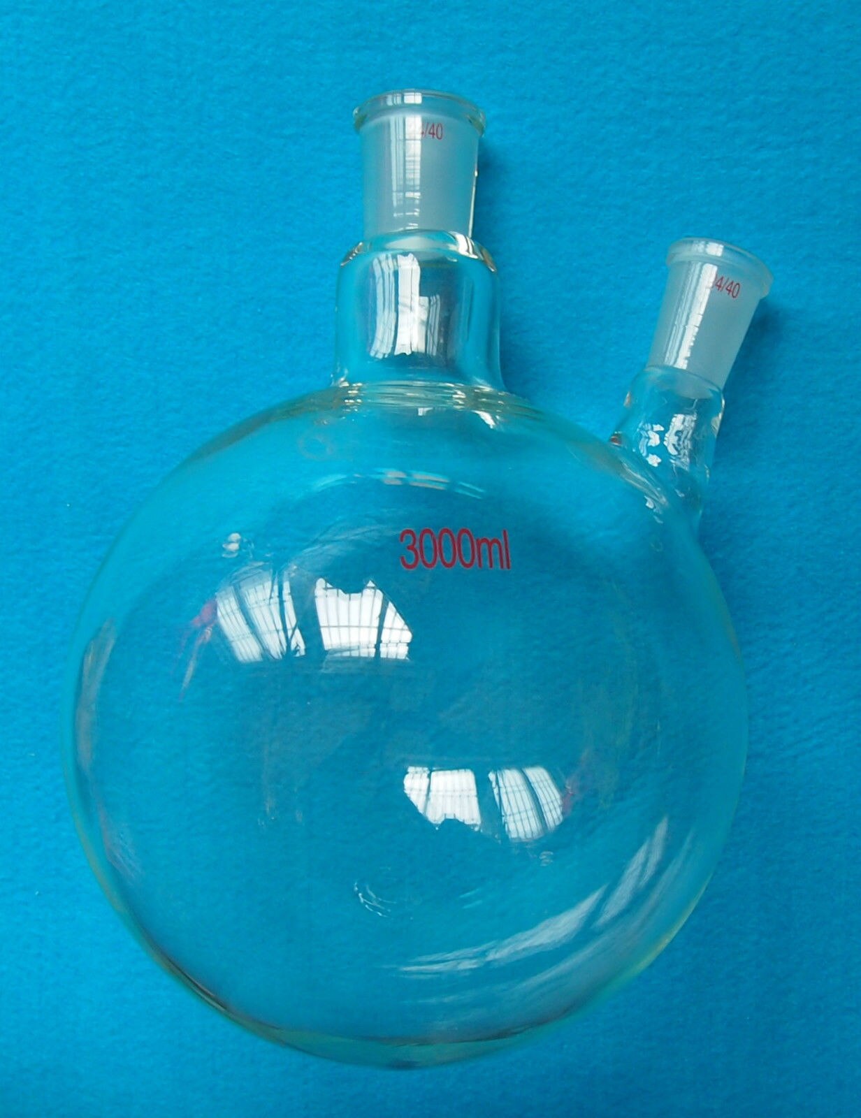 3000ml,24/40,Two-Neck,Round Bottom Glass Flask,Twi... – Vicedeal