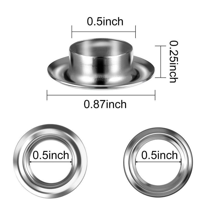 100pcs/set Grommet Eyelets Installation Tool Boxed... – Grandado