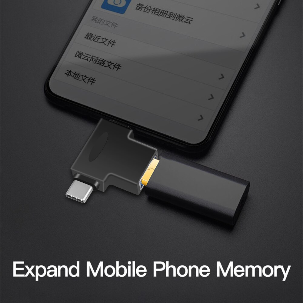2 In 1 Phone OTG Adapter Data Cable Micro USB & Ty... – Grandado