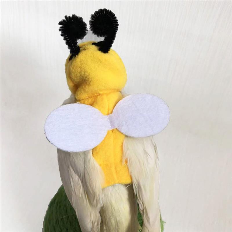 Funny Bee Shaped Birds Clothes Costume Adorable Co... – Grandado