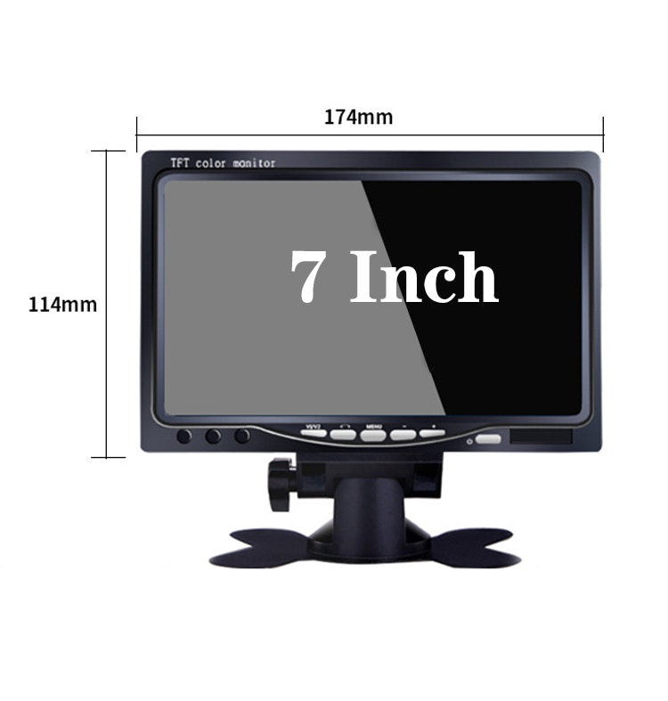 7 Inch 12V 4 Split Quad Video Displays + Automatic... – Grandado
