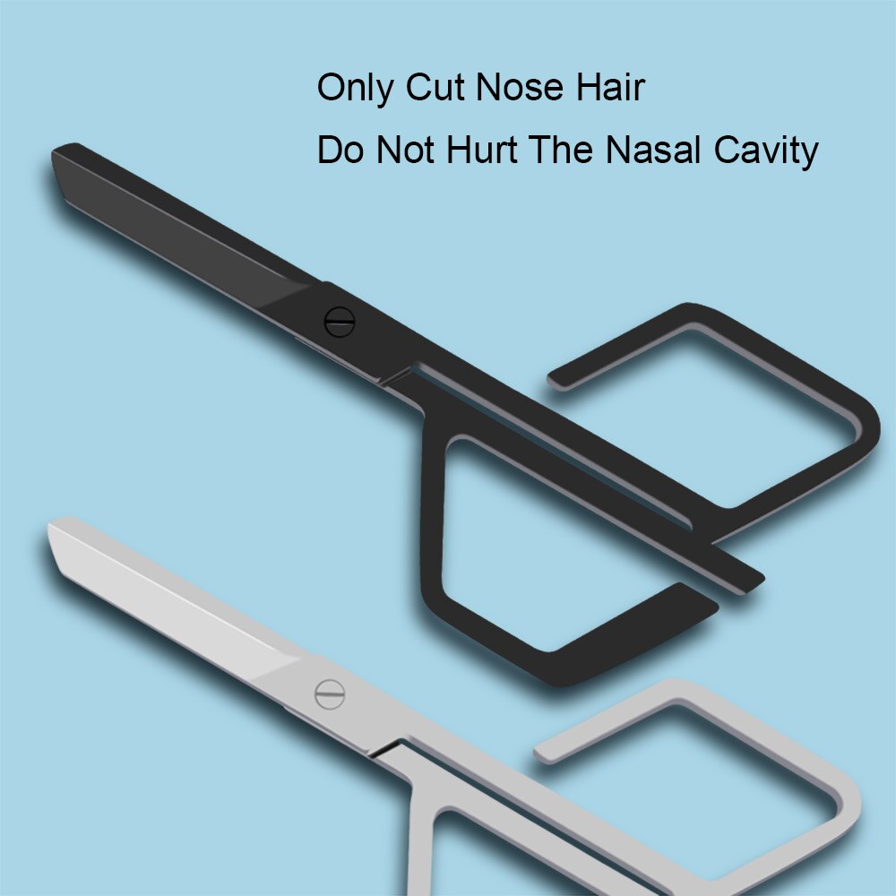Nose Hair Scissor Facial Hair Scissors Safety Scis... – Grandado