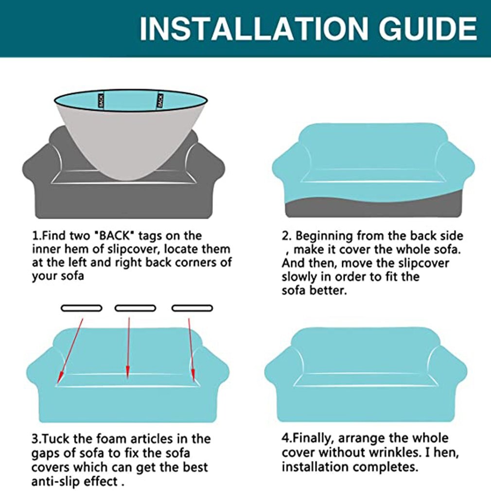 Elastic Universal Full-cover All-inclusive Sofa Co... – Grandado