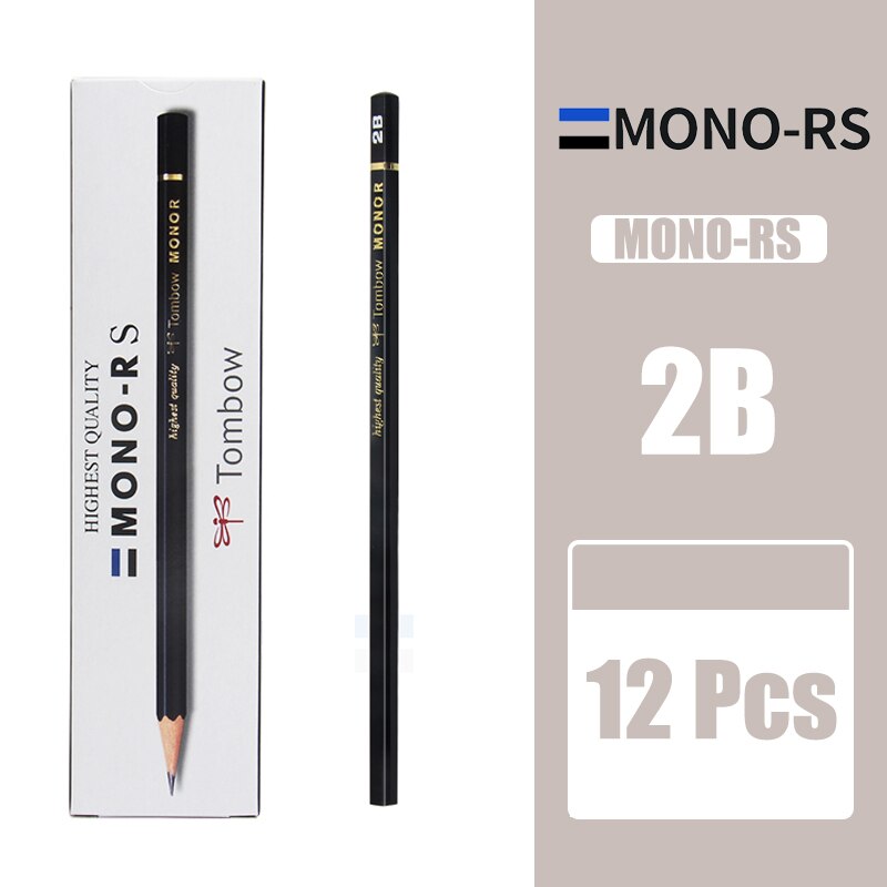 12pcs TOMBOW MONO-RS Pencil Sketch Drawing 2B HB P... – Vicedeal